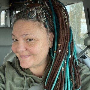 Wool Double Ended Single Ended Dreadlocks Fox Ombre Orange on - Etsy