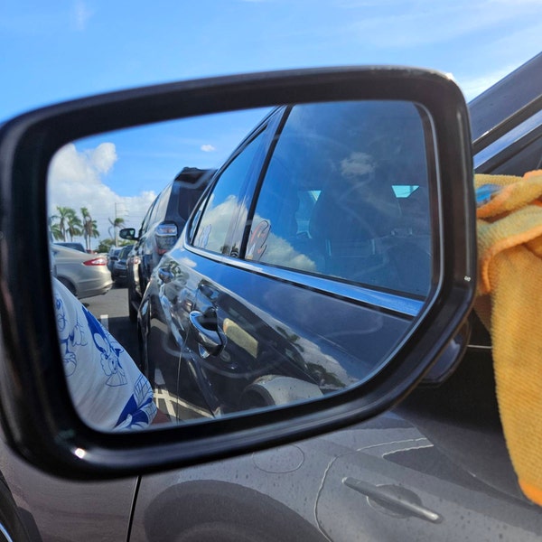 Daisy Flower Mirror Peeker 2pcs Anti Rain Anti Fog Car Decal Discreet ...