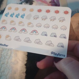 Cat Moods Sticker Sheet Mood Tracker Sticker Sheet, Cute Planner ...