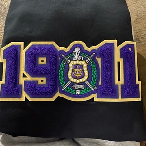 1908 Chenille Number Set | Etsy