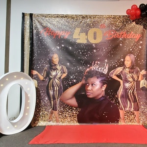 Photo Backdrop Custom Photo Birthday Backdrop Dirty 30 | Etsy