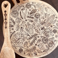 Carly Flower ENGRAVING SVG File for Laser Cut Signs - Etsy Canada