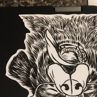 Quint the Mixed Breed Decal Sticker Gifts for Dog Lovers - Etsy