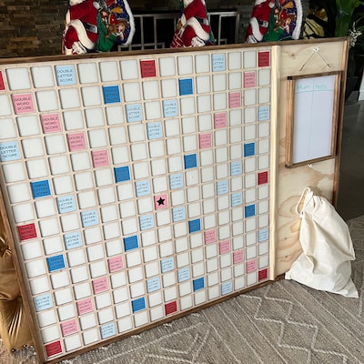 Giant Scrabble Style Wall Board Game - Etsy