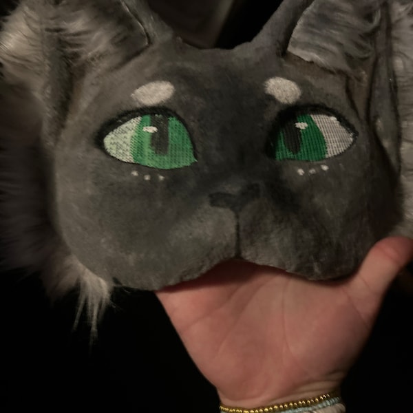 Zombie Moss Cat Therian Mask - Etsy
