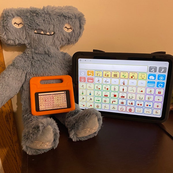 Toy AAC Tablet for Doll or Stuffed Animal, AAC Toy for Stuffies, AAC ...