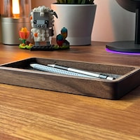 Catch All Tray Wooden Desk Tray for Jewelry, Keys, Watch, Glasses, Pens ...