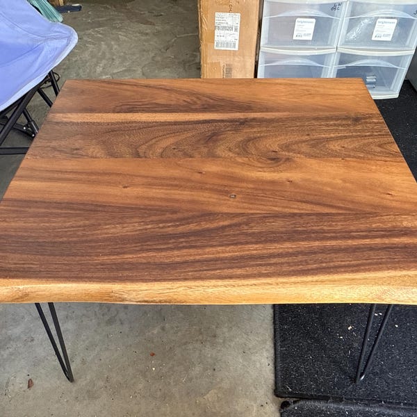 Walnut Table Top | Wood Desk Top | Standing Desk Top | Live Edge Table ...