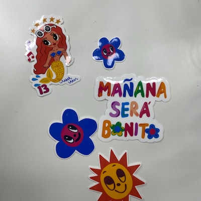 Karol G Mañana Sera Bonito Sticker Pack Karol G Stickers Water ...