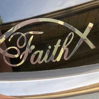 Faith Vinyl Decal Sticker Decal Choose From Different Sizes - Etsy