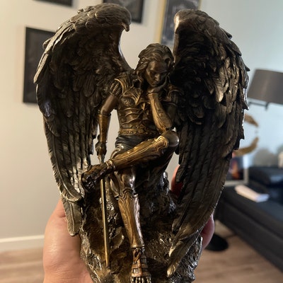 Vintage Lucifer the Fallen Angel Statue - Etsy