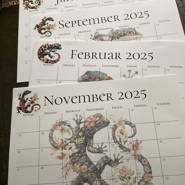 Adorable Cockapoo Annual Calendar 2025 With Various Doodle Motifs in A4 ...