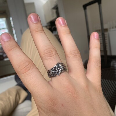 Wolf Pack: A Sterling Silver Wolf Ring Inspired by Fenrir From Norse ...