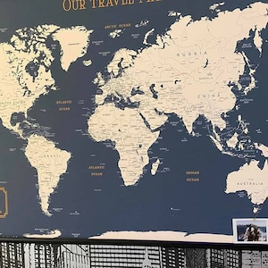 Australia Push Pin Map Australia Pin Map Personalised Push | Etsy