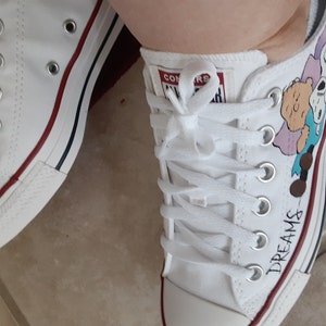 Hand-painted Converse All Star Sneakers, Custom Alice in Wonderland - Etsy