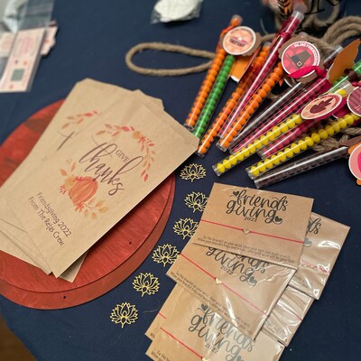 Thanksgiving Favors 12 Treat Stacks for Coworkers, Teachers, Classroom ...