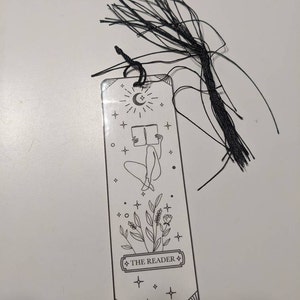 The Reader Tarot Card Bookmark for Book Lovers and Tarot Card Lovers - Etsy