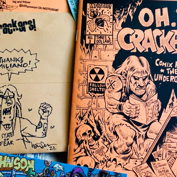 Oh...crackers! Zine - Bill Hauser Art - Etsy