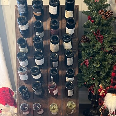 French Riddling Rack, Wine Rack, Riddling Rack, 49 Bottle Riddling Rack ...
