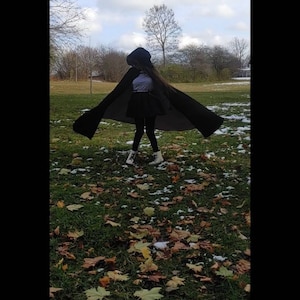 Hooded Cloak With Arm Slits, Medieval Cloak, Viking Cloak, Hooded Cape ...