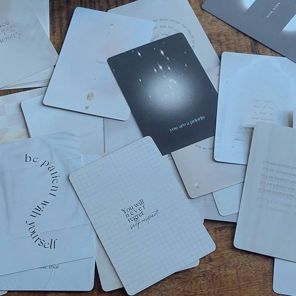 Reflection Mindful Ritual Oracle Cards, Mindset & Affirmation Deck ...