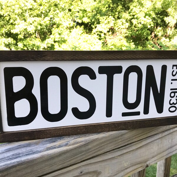 Wisconsin Wood Sign Historic Style Sign Wisconsin Decor Est Date Street ...