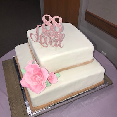 88 Years Loved Cake Topper 88th Birthday Cake Topper Happy - Etsy Canada