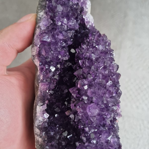 Huge Amethyst Crystal Cluster With Cut Base, 6 to 7 Inches Amethyst - Etsy