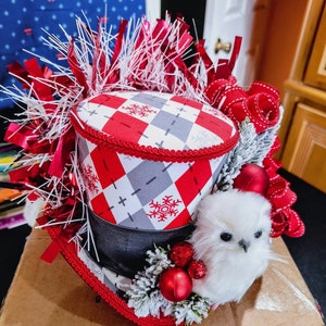 Demonstration or Example of Sizes of Top Hats for Chiki Bird Hat Studio ...