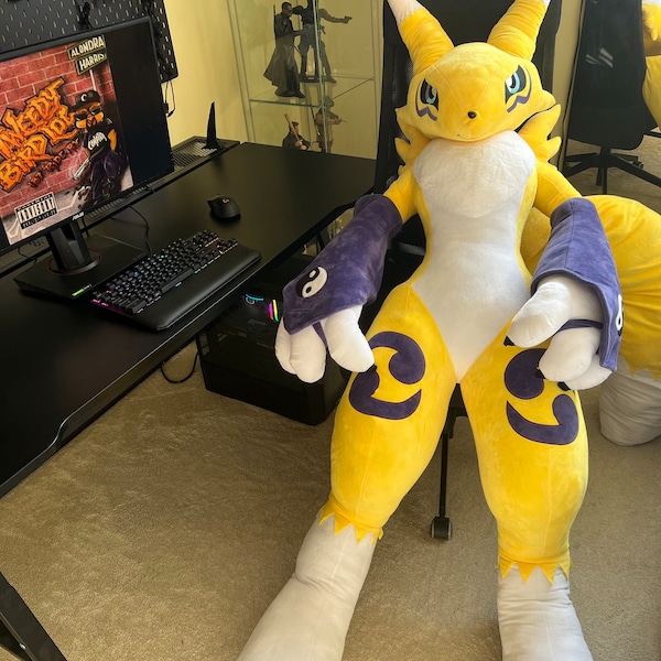 Renamon Custom Made Plush 79" - Etsy
