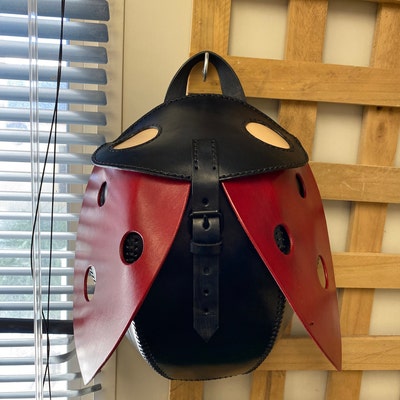 Leather Backpack Pattern PDF the Ladybug by Leatherhubpatterns - Etsy