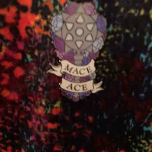 Mace Ace Enamel Pin - Etsy