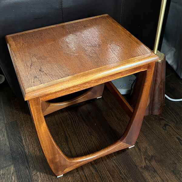 Antique Oak Side Table, Victorian Plant Stool With Turned Legs, Small Wooden Table, Hand Carved ...