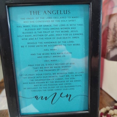 Ave Maria Prayer Printable, Hail Mary Prayer in Latin, Latin Catholic ...