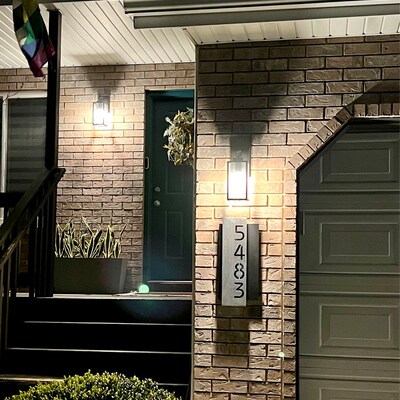 House Numbers Modern Address Sign Modern Address Plaque - Etsy