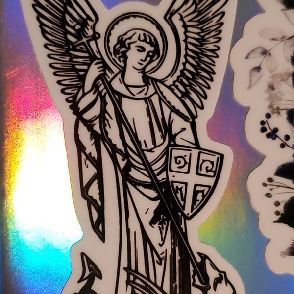 St. Michael Archangel Sticker: Catholic Decal for Car, Laptop, Water ...