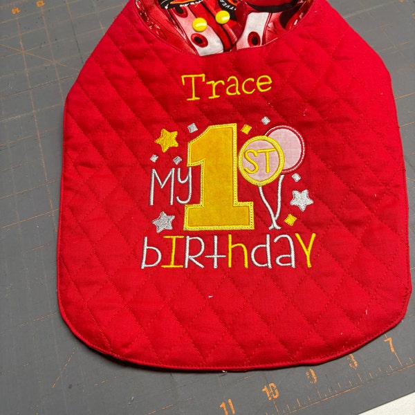 My 1st Birthday Applique Digital Machine Embroidery Design 4 Sizes ...