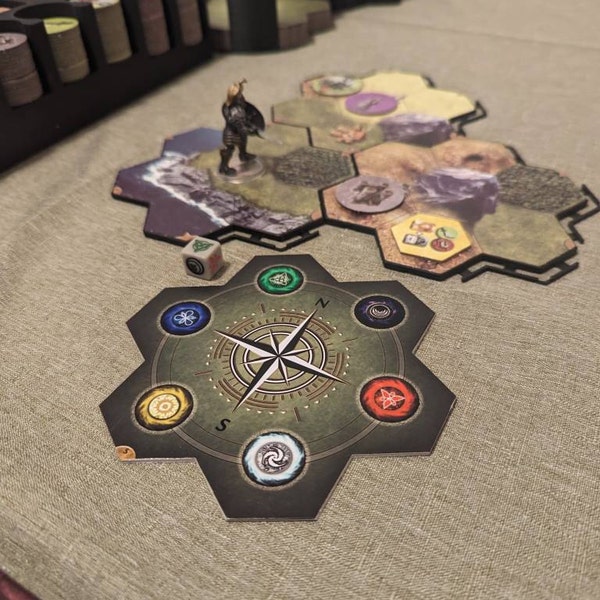 MK Compass Rose - Fanmade Mini Expansion for Mage Knight (1pcs) - Etsy