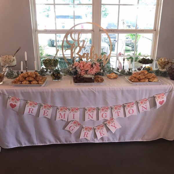 Printable Alphabet Banner Set, Letters A to Z, Numbers Plus Heart, DIY ...