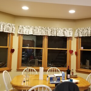 Farmhouse Rooster Barn Window Treatment Panels Kitchen Curtain - Etsy