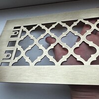 Custom Metal HVAC Vent Covers | Contemporary Design & Fit - Etsy