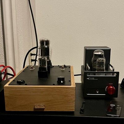 Eufonika H22M Miflex KPCU Tube Headphone Amplifier 6SN7 & 6080 TUBE ...