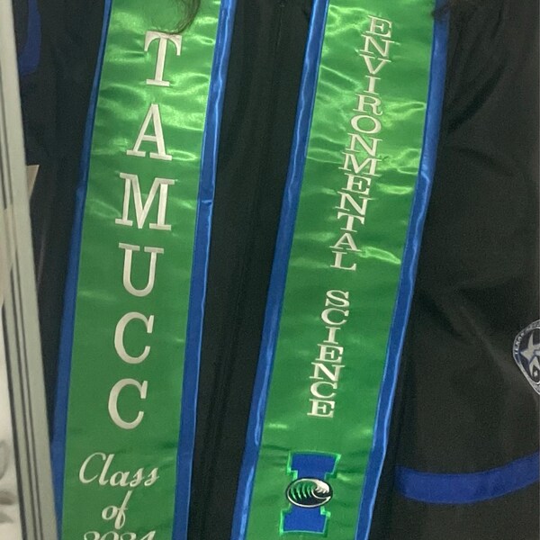TAMUCC 2026 Custom Embroidered Stole - Etsy