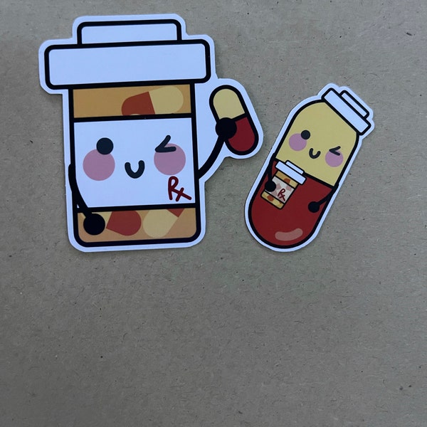 Pharmacy Stickers Pill Bottle | Pharmacy Gifts and Decals - Etsy