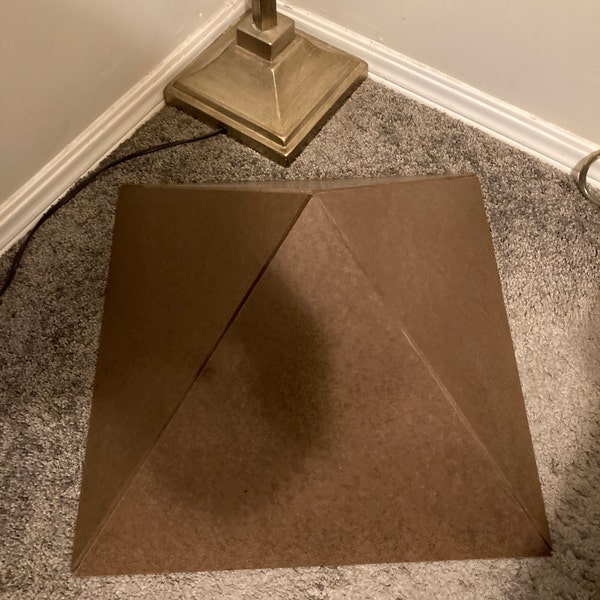Cardboard Pyramid: the Giza Fold-up Cardboard Pyramid - Etsy
