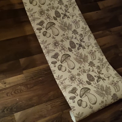 Removable Spring Bee Pattern Wallpaper in Midnight Black Peel and Stick ...