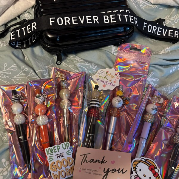 He is Risen Pen Beaded Pen, Angel Charm, Fancy Pen, Bead Pen, Gift ...