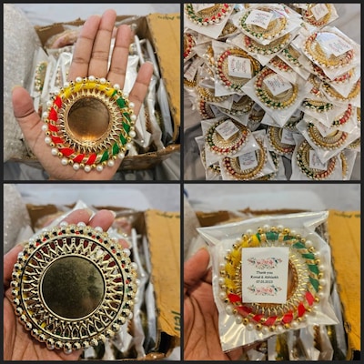 Buy Set of 4 Diyas Diyas for Diwali Colorful Diyas Handmade Online in ...