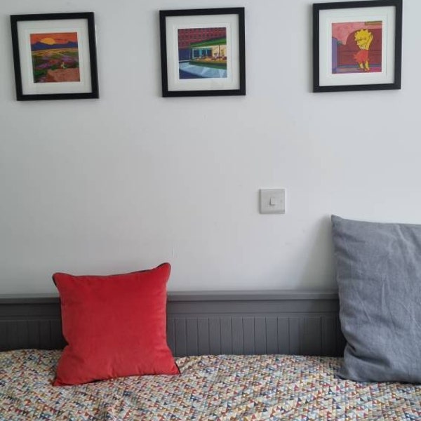 The Simpsons Nighthawk Diner Print, Scenic Simpsons Edward Hopper ...