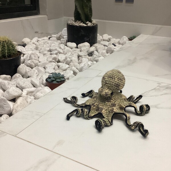 Crochet Pattern Realistic Cuttlefish-amigurumi Cuttlefish-stuffed ...